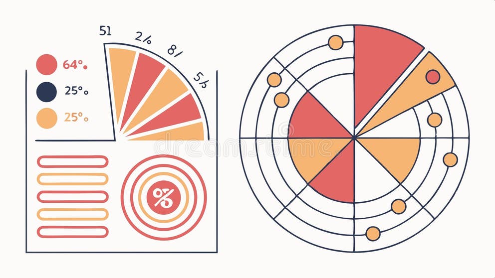 Radial Chart Infographic, Data Visualization, Circular Chart, Infographic Design, Data Chart ...