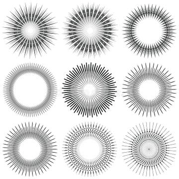 Circle Shape Spikes Stock Illustrations – 220 Circle Shape Spikes Stock ...