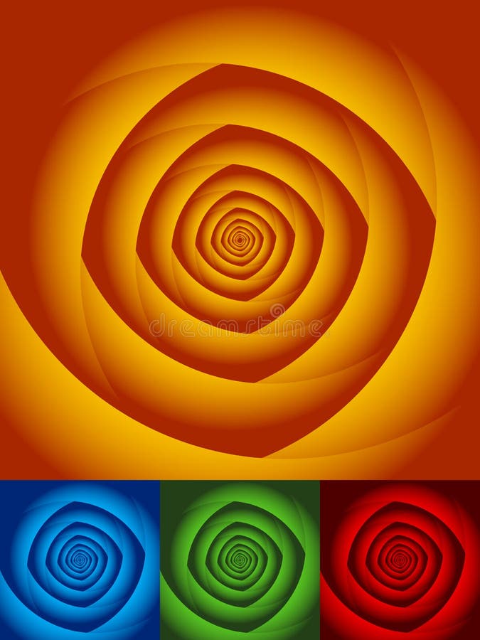 Radial Circles Abstract Background. Spiral, Vortex Geometric Pat Stock ...