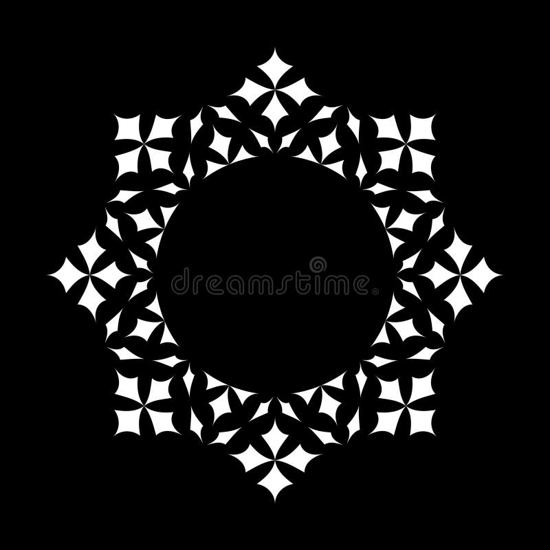 Snowflake Circular Frame Stock Illustrations – 3,032 Snowflake Circular ...