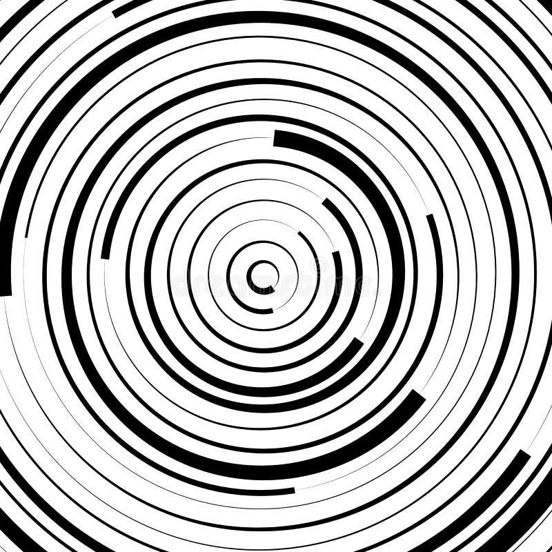 Radial Concentric Circles with Irregular, Dynamic Lines. Abstract ...