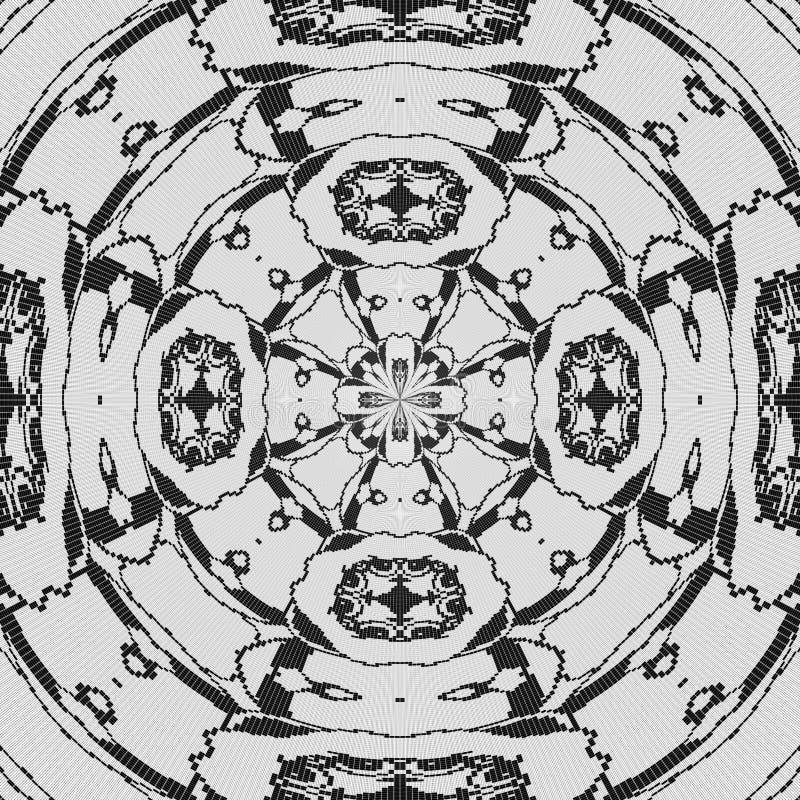 Radial Curtain Lace Generated Texture Stock Illustration - Illustration ...