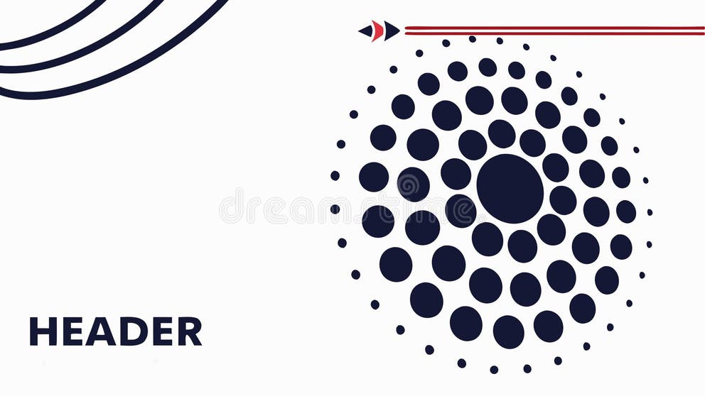 Radial Dot Pattern, Abstract Geometric Background, Vector Design ...
