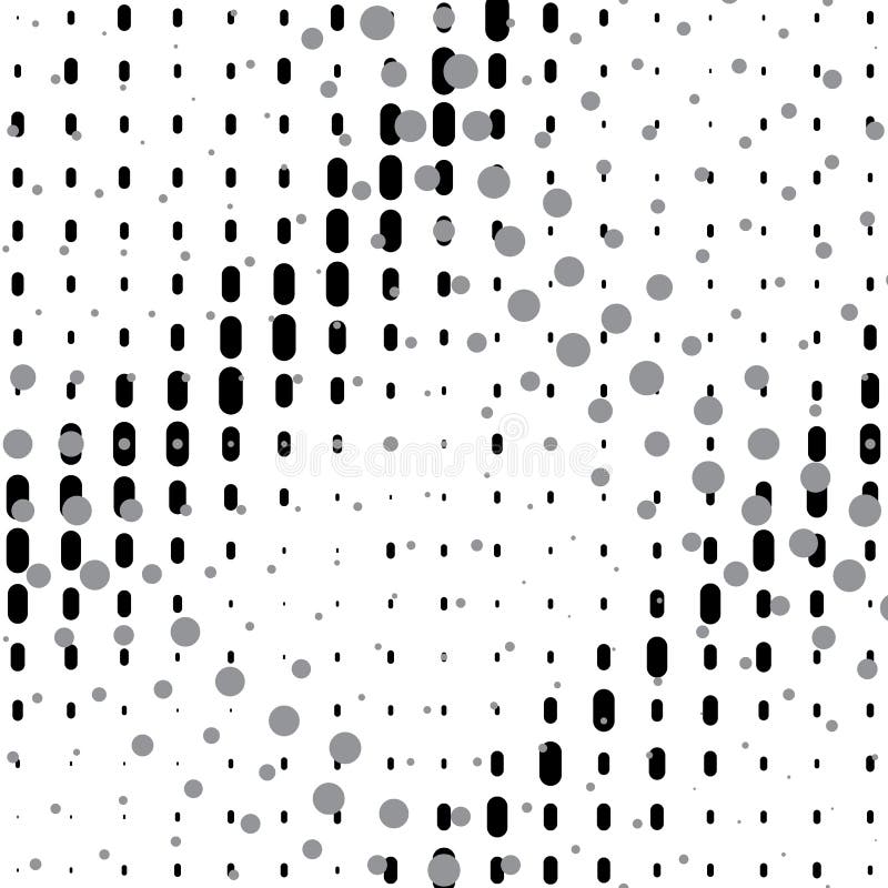 Radial Dot Pattern or Halftone Background Stock Vector - Illustration ...
