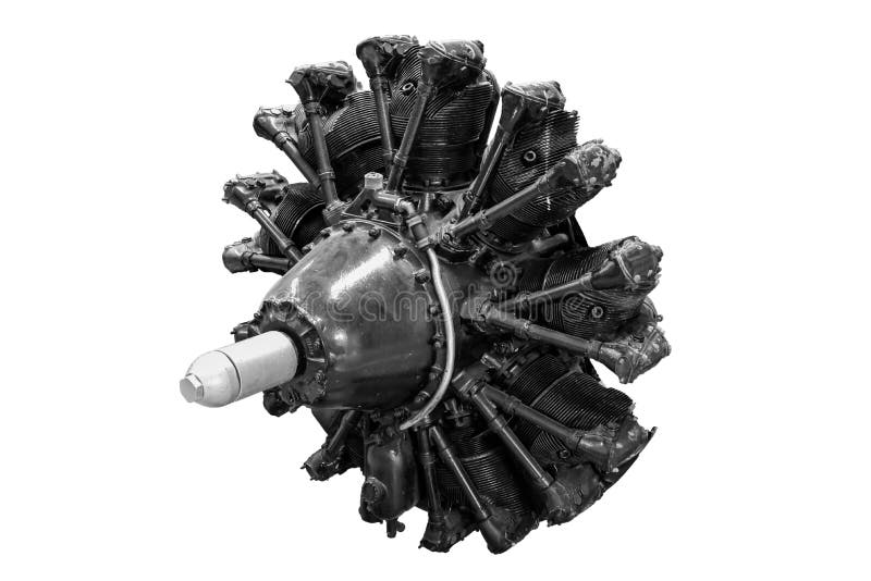 Radial Engine stock photo. Image of isolated, motor - 180992148
