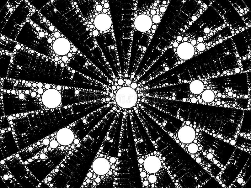 Radial Fractal pattern stock illustration. Illustration of rotate ...