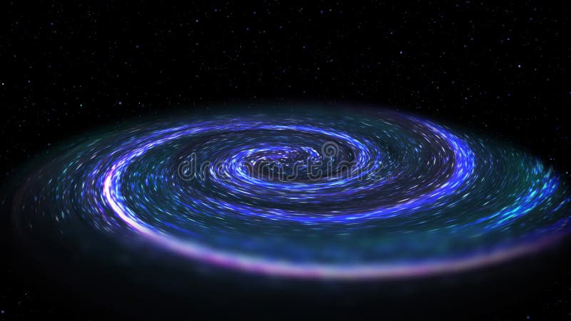 Radial Galaxy Loop Animation with Stars Background Stock Footage ...