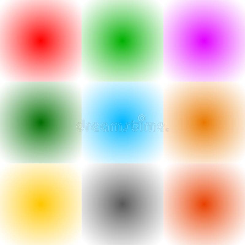 9 Radial Gradient Monochrome Square Format Backgrounds / Backdrops ...