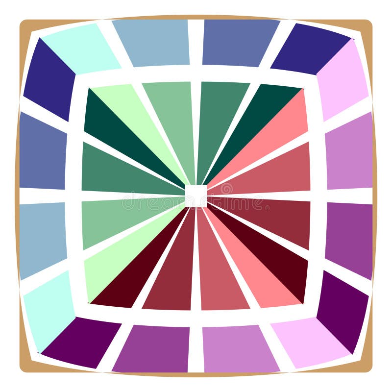 Center Radiation Vector Illustration Pattern Background Stock ...