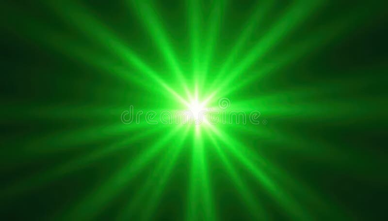 Radial Green Gradient, Exploding Starburst Effect, Force, Energy Stock ...