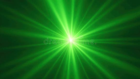 Radial Green Gradient Exploding Starburst Effect Shiny Hue Stock ...
