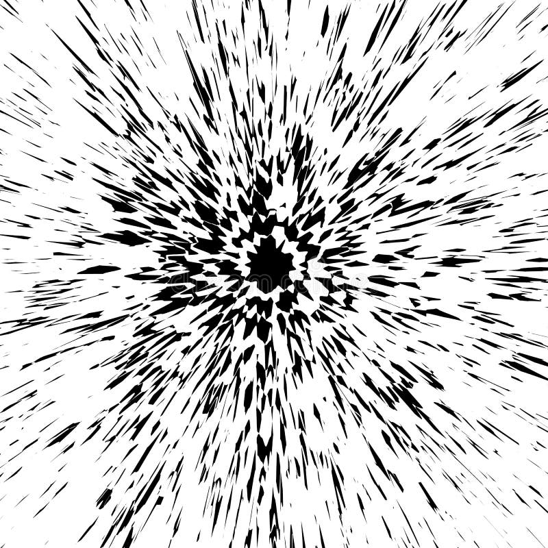 Radial Grungy Spattered, Splattered Liquid Paint Effect. Splashed Ink ...