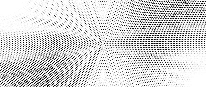 Radial Halftone Gradient Background. Dotted Concentric Texture with ...