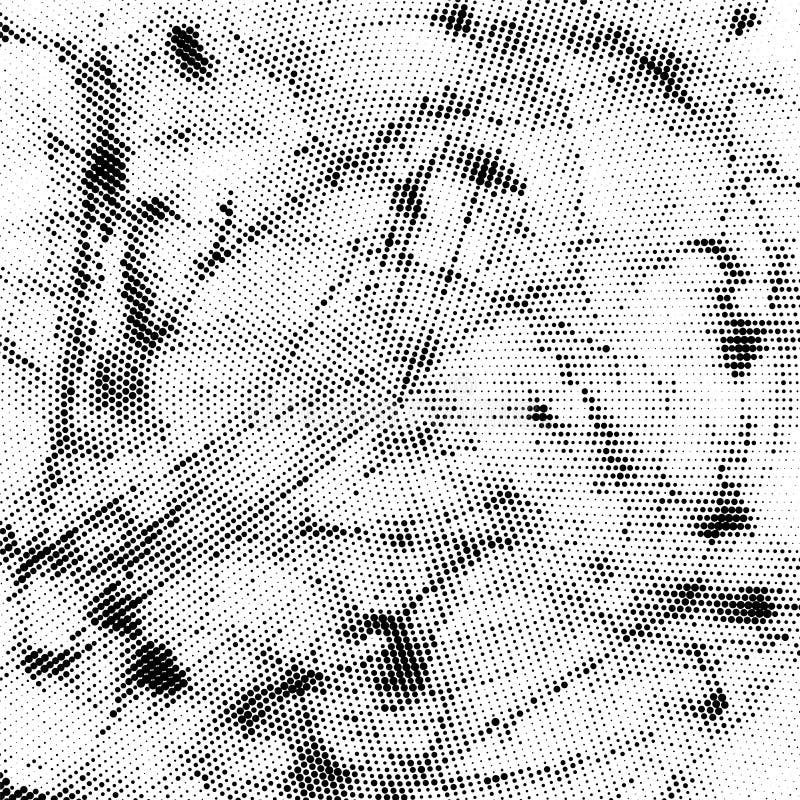 Radial Halftone Vector Texture. Stock Vector - Illustration of print ...