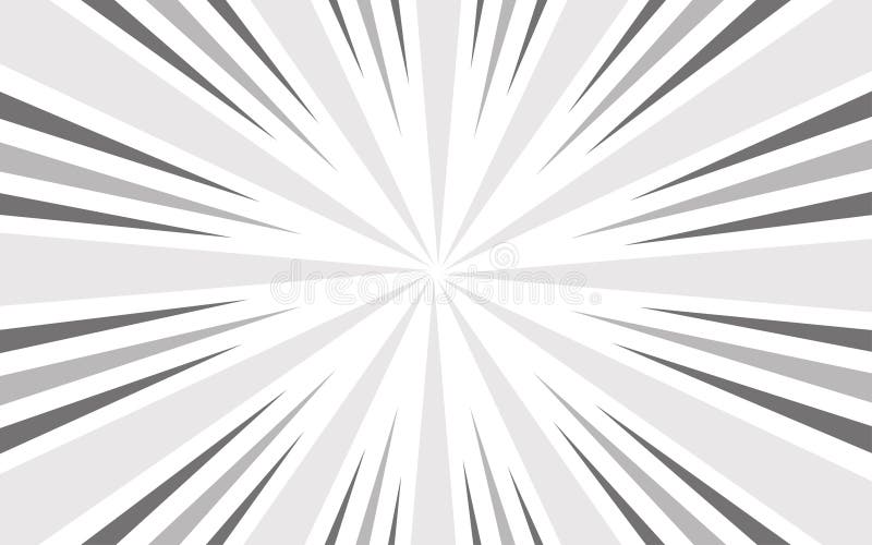 Radial Lines Abstract Background. Manga and Anime Vector Comic ...