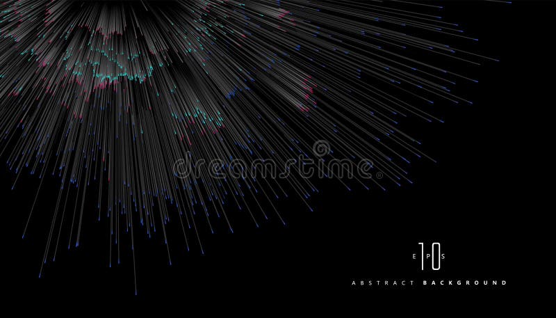 Radial Lines, Abstract Background,Vector Graphic Design Stock Vector ...