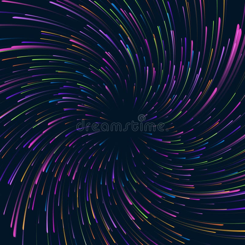 Radial Lines. Explosion Effect. Abstract Star Stock Vector ...