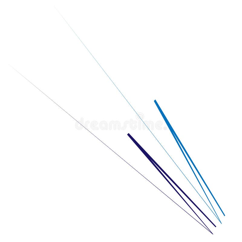 Radial Lines in Perspective. Comic FX Dynamic Lines Stock Vector ...