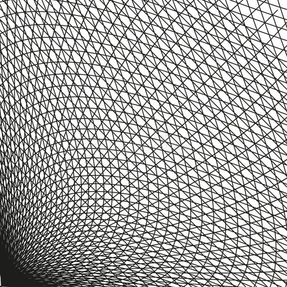 Radial Mesh Pattern. Concentric Grid Texture. Abstract Wireframe Vector ...