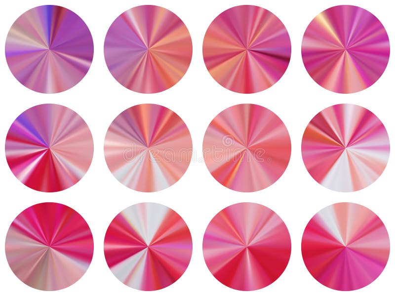 Metallic Gradient Radial Vector Stock Illustrations – 499 Metallic ...