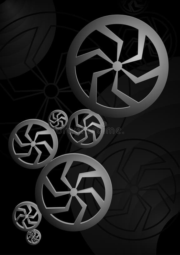Radial movement stock vector. Illustration of mechanism - 936431