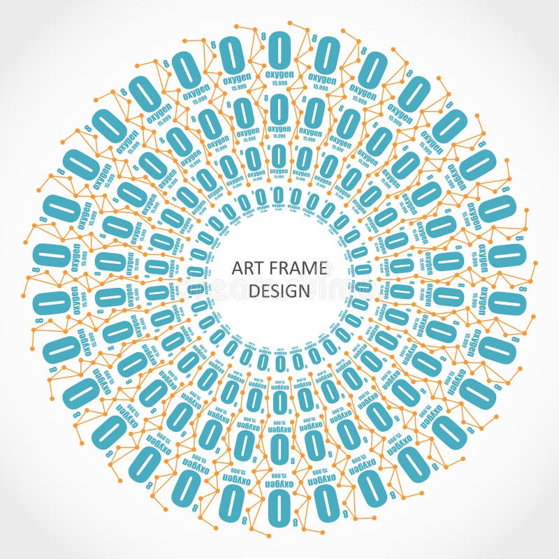 Abstract Decorative Element Stock Vector - Illustration of circle ...