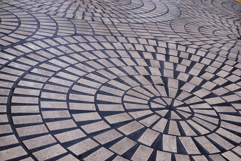 Radial Pavers stock image. Image of brick, walkway, patio - 20258929