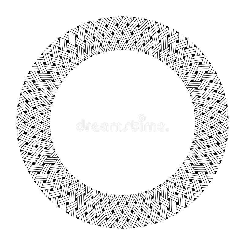 Radial Pattern for Decorative Round Frame Stock Vector - Illustration ...
