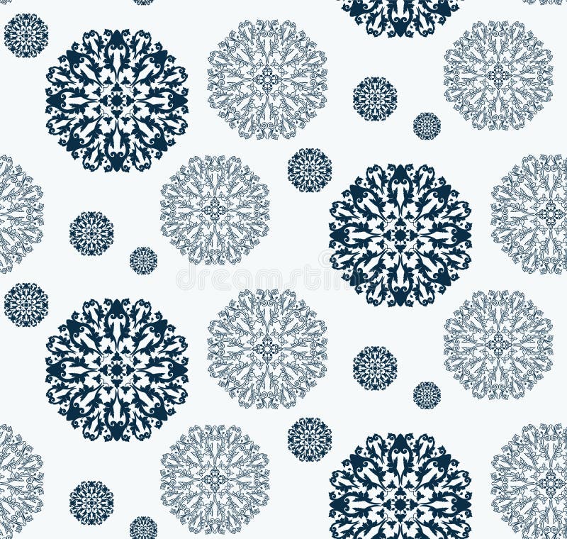 Radial Pattern of Plant Elements. Stock Vector - Illustration of ...