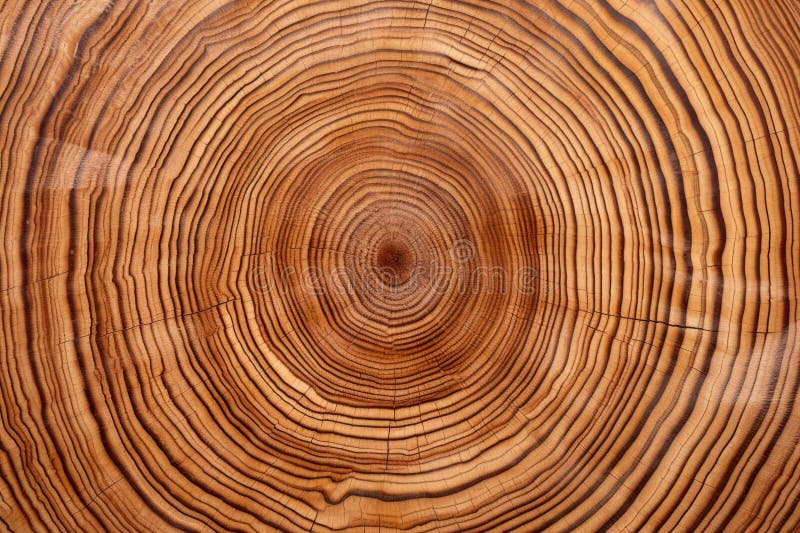 Radial Pattern of Wood Grains on Tree Bark Stock Illustration ...