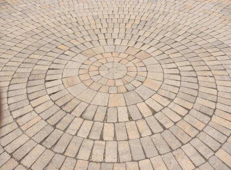 Garden Patio Stone Pavers Top View Stock Image - Image of patio ...