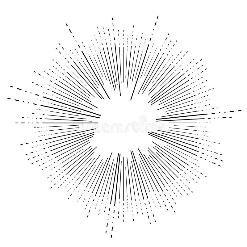 Sunburst Dashed Line Stock Illustrations – 326 Sunburst Dashed Line ...
