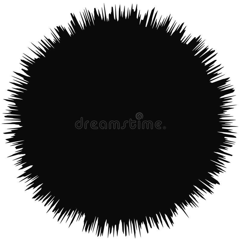 Radial, Radiating, Burst Vector Shape Stock Vector - Illustration of ...