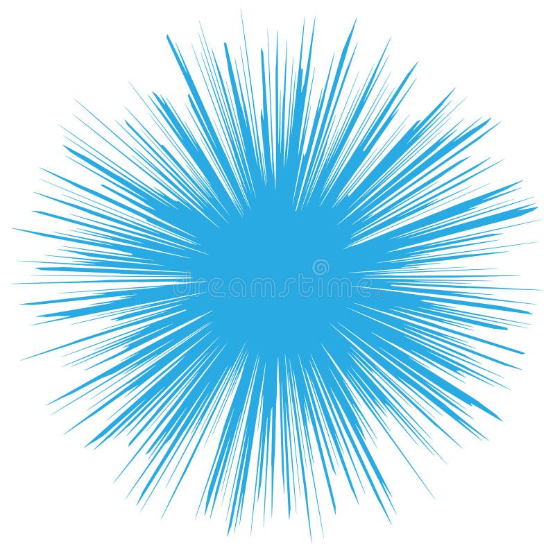 Radial, Radiating, Burst Vector Shape Stock Vector - Illustration of ...