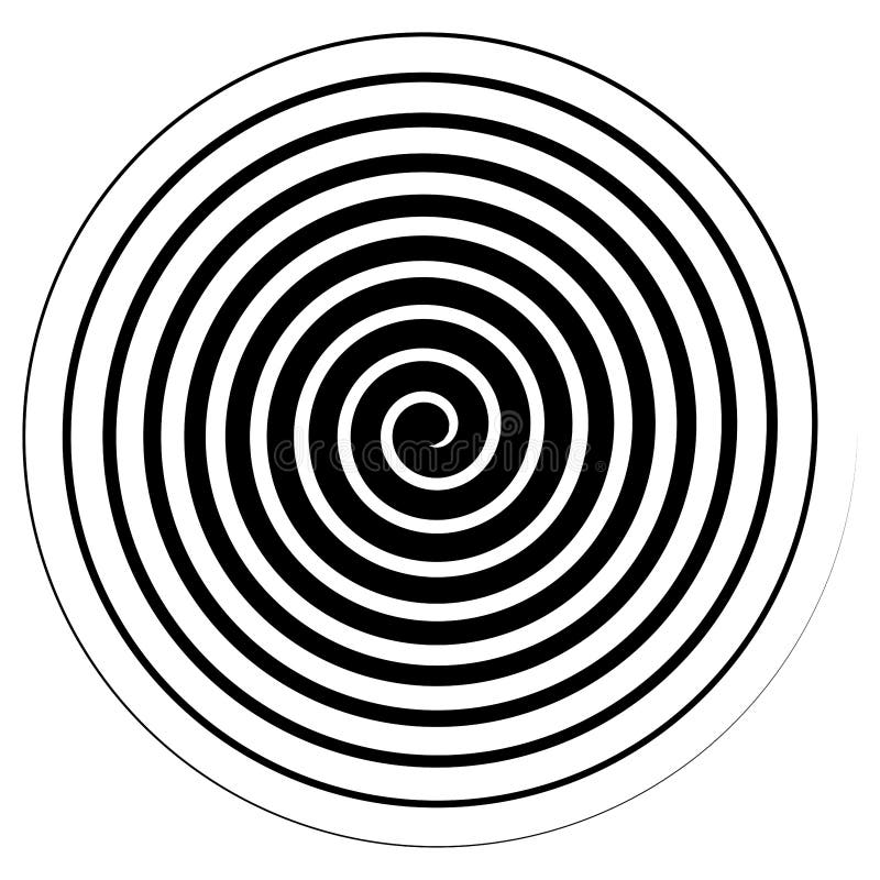 Radial, Radiating Element. Concentric, Centripetal Abstract Design ...