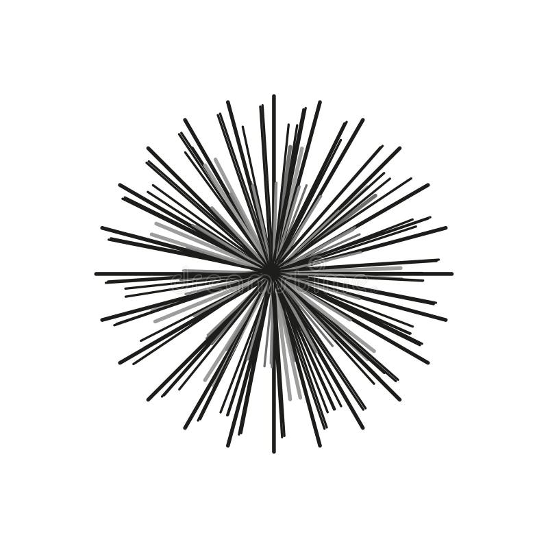 Shape Explosion Broken and Shattered Flat Style Design Vector ...