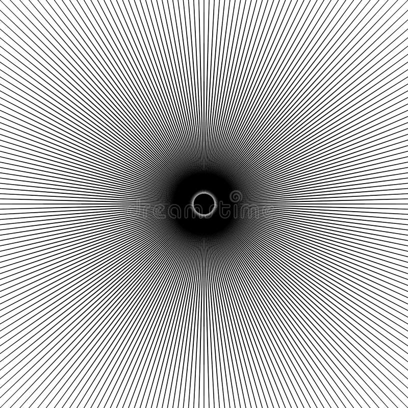 Radial, Radiating Lines Abstract Element. Circular Pattern of Ra Stock ...