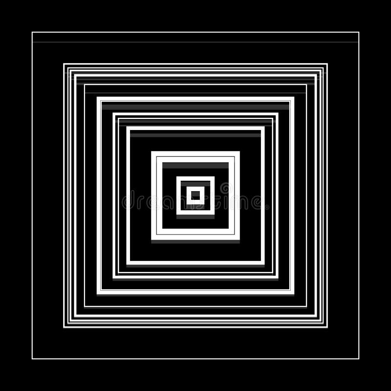 Radial / Radiating Squares Pattern Stock Vector - Illustration of ...