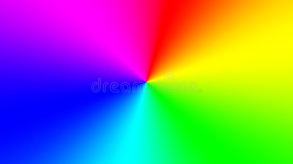 Radial Gradient Rainbow Background. Vector Illustration. Stock Vector ...