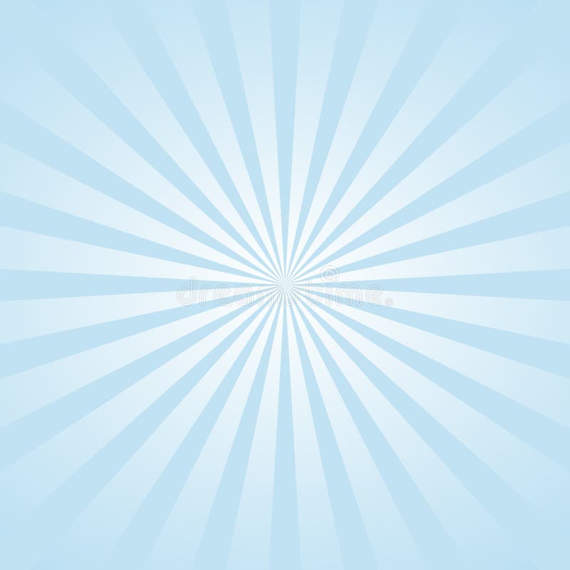 Radial Ray Blue Sunburst Pattern Stock Vector - Illustration of retro ...