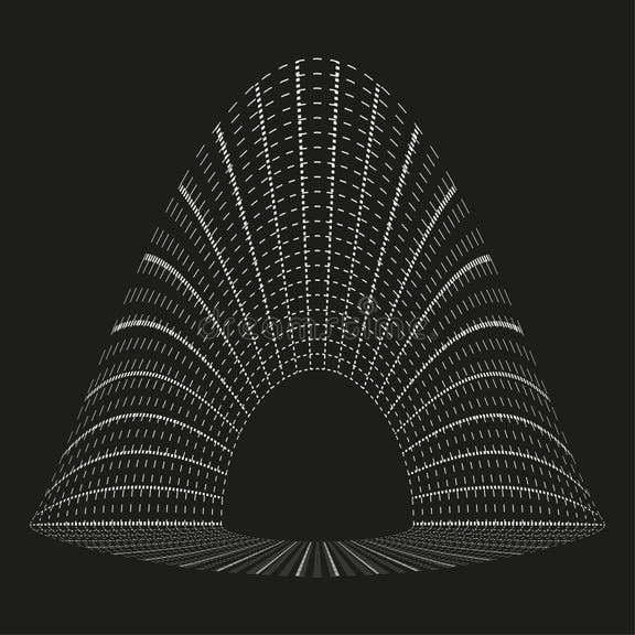 Radial Ray Pattern. Abstract Fan Shape. Geometric Vector Element ...