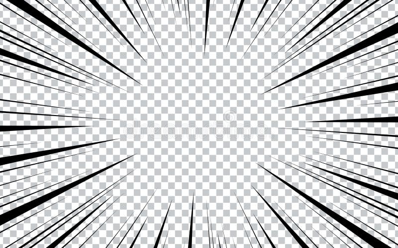 Radial Speed Lines Comic. Graphic Explosion with Speed Lines. Comic ...
