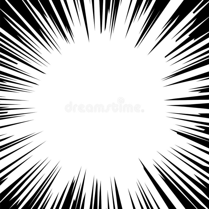 Radial Speed Lines. Vector Illustration Stock Vector - Illustration of ...