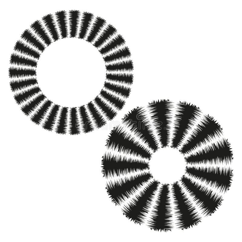 Circle Shape Spikes Stock Illustrations – 564 Circle Shape Spikes Stock ...