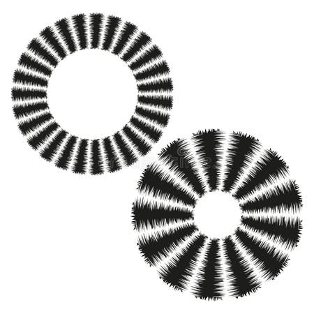 Circle Shape Spikes Stock Illustrations – 726 Circle Shape Spikes Stock ...