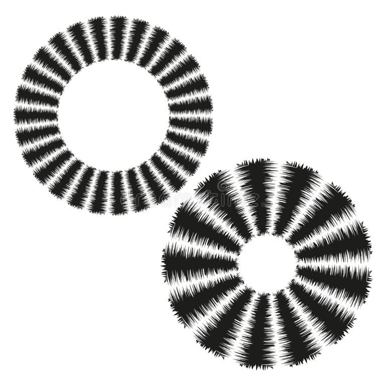 Circle Shape Spikes Stock Illustrations – 712 Circle Shape Spikes Stock ...