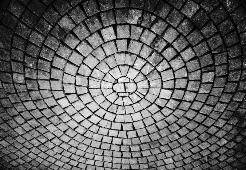 Radial Street Tiles Pavement Texture Stock Photo - Image of heritage ...