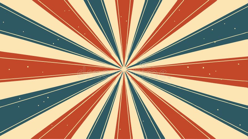 Radial Sunburst Abstract Design Retro Graphic Element Vector Design ...