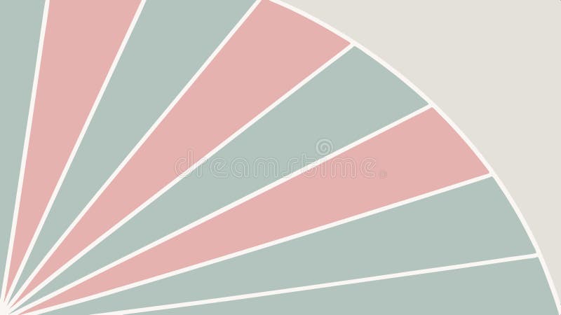 Radial Sunburst Pattern Design with Light Pastel Color Stripes Vector ...