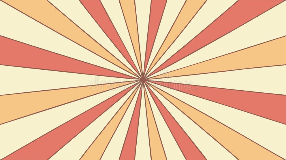 Radial Sunburst Pattern, Dynamic Vintage Design Element Vector Design ...